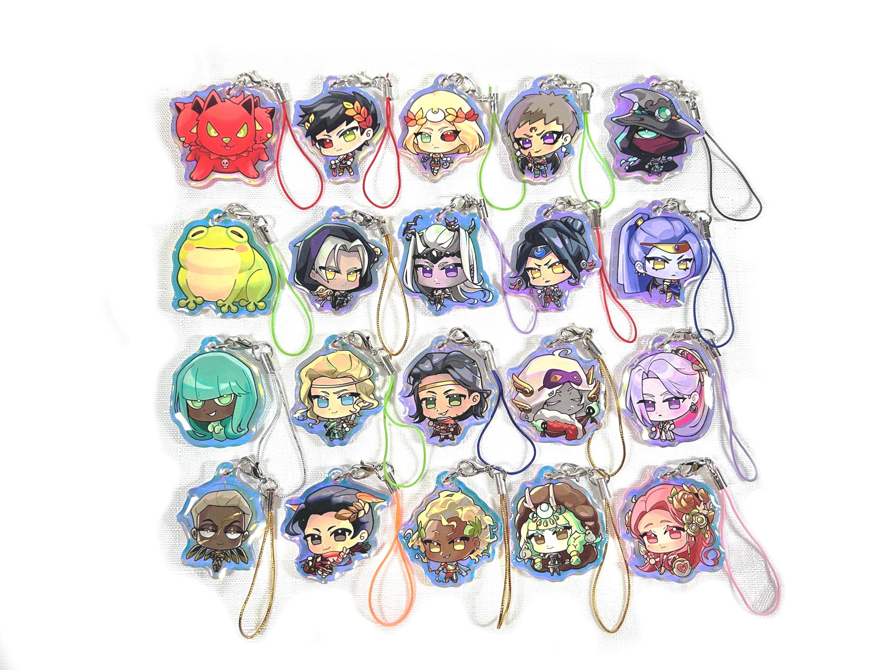 Hades 2 Phone Charms (1.5" Rainbow Holographic) | Mellinoë, Moros ...