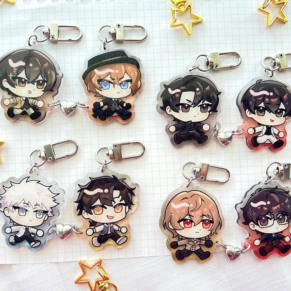 Bungou Stray Dogs Keychain - Etsy