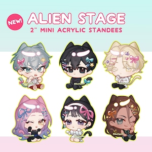 NEW! Alien Stage Mini Standees - Mizi, Sua, Ivan, Till, Luka, Hyna ...