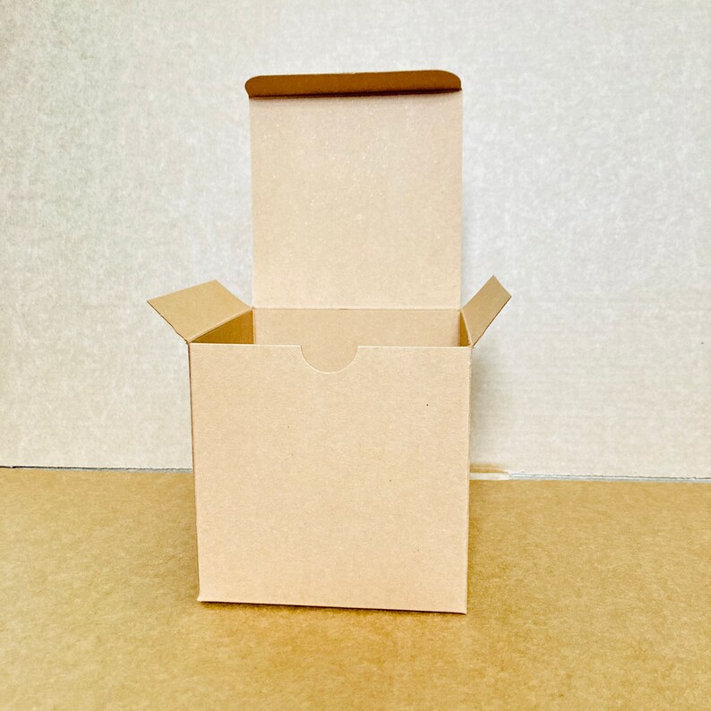 10x10x10 Box, Kraft Paper Box, 10cm X 10cm X 10cm Cardboard Box, Eco ...