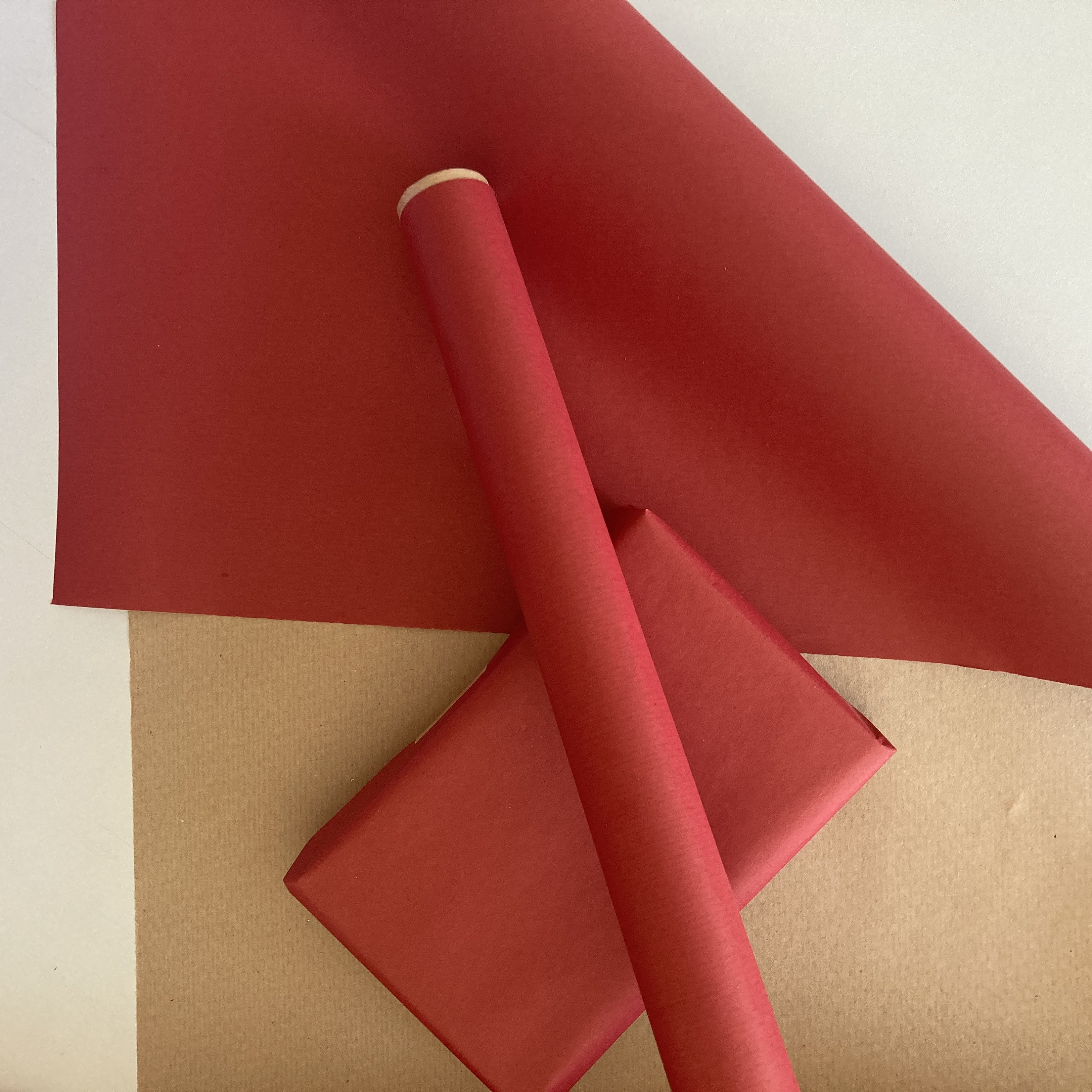 Red Wrapping Paper Gift Wrap Paper Eco Friendly Sustainable - Etsy