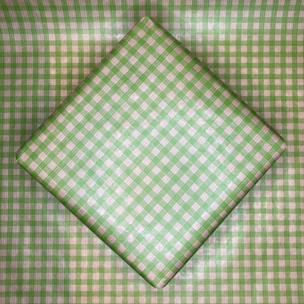 Green Gingham Wrapping Paper - Etsy