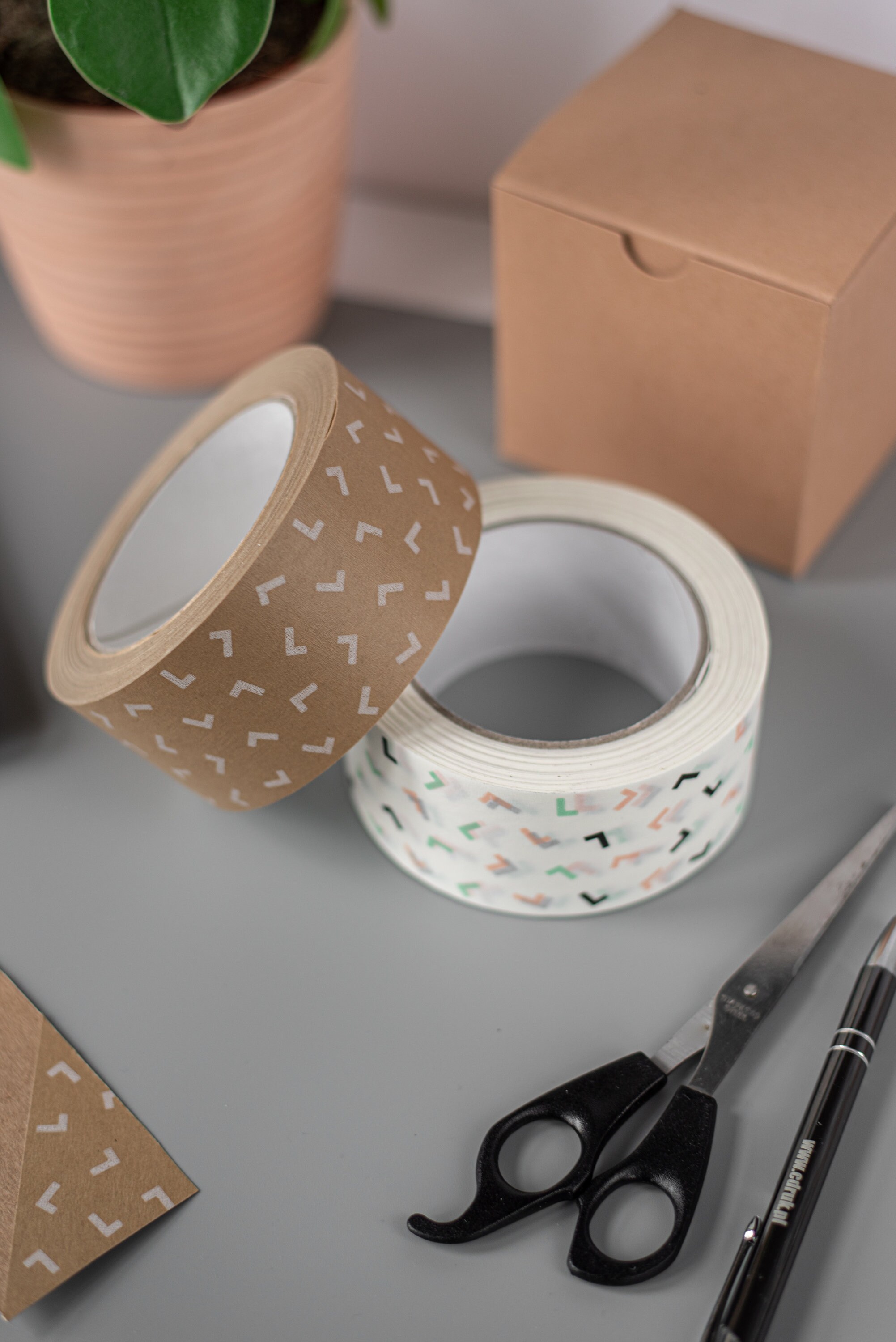 Kraft Packaging Tape Designer Printed Packing Tape-Recycled | Etsy