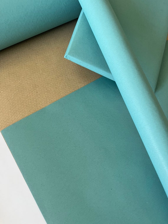 Turquoise wrapping paper store