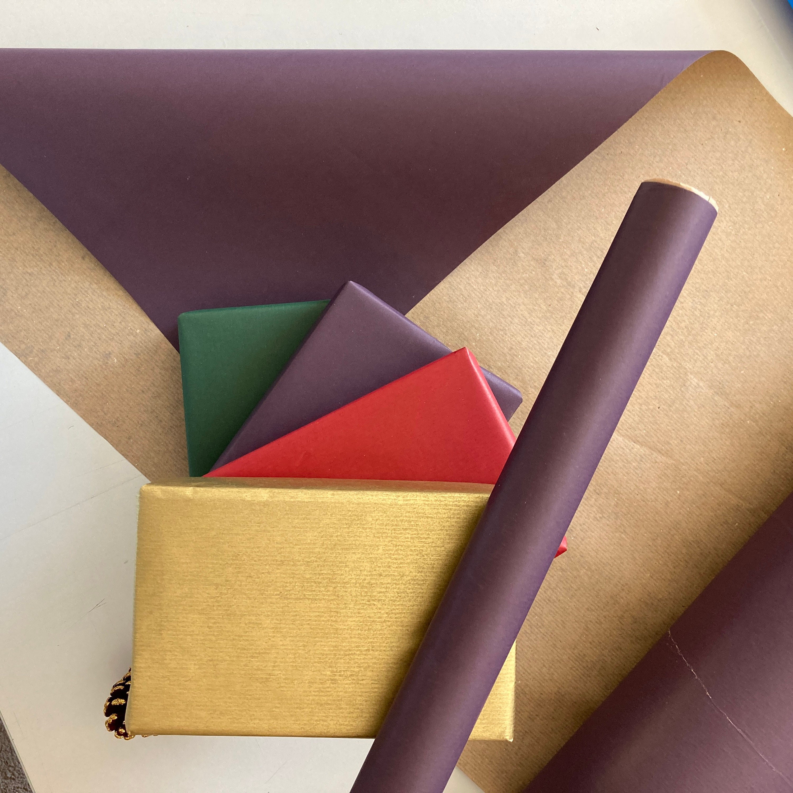 Kraft Gift Wrapping Paper Grey Black Purple Blue Dark - Etsy UK