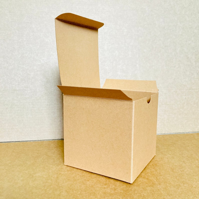 10x10x10 Box, Kraft Paper Box, 10cm X 10cm X 10cm Cardboard Box, Eco ...