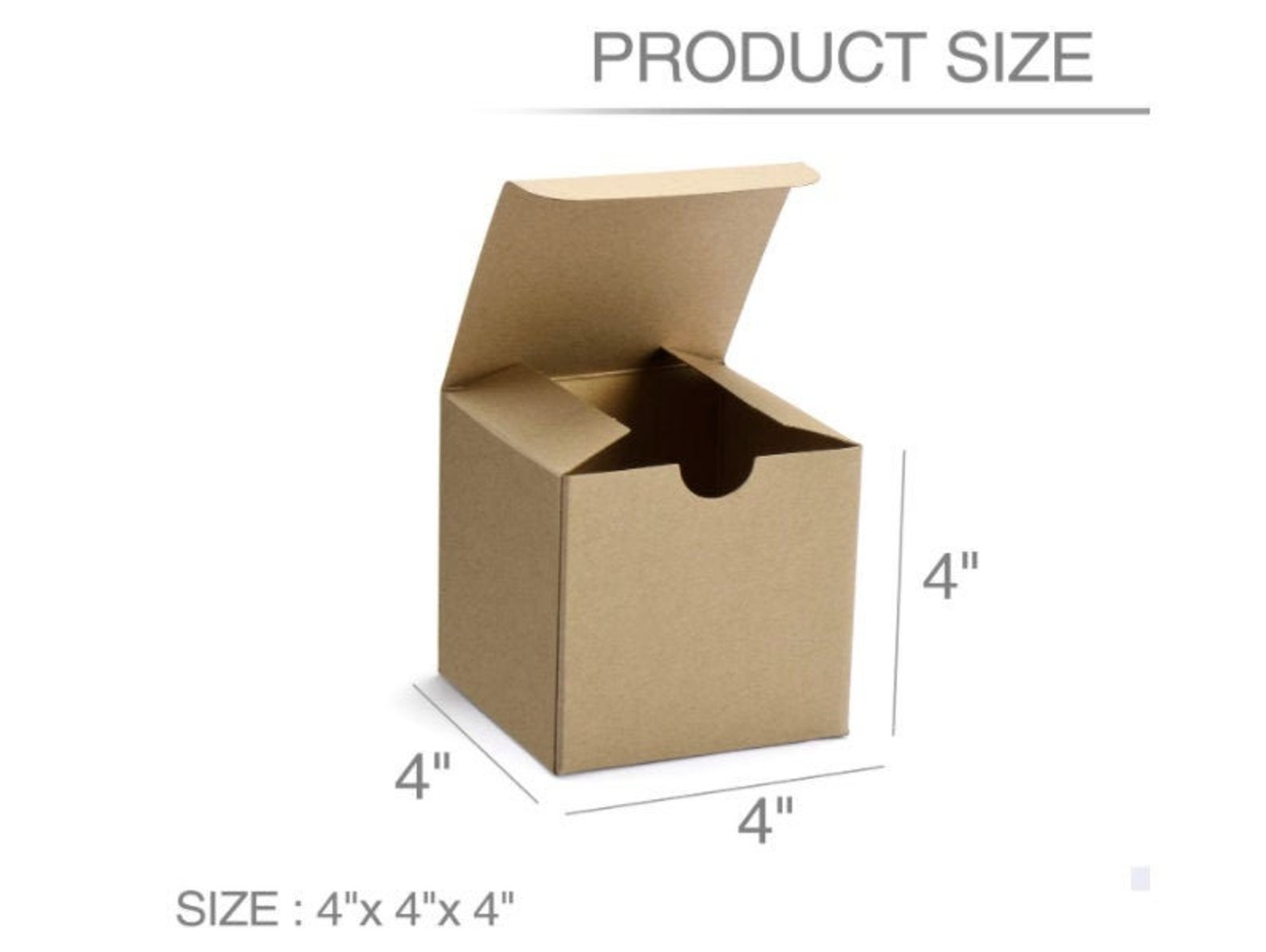 10x10x10 Box, Kraft Paper Box, 10cm X 10cm X 10cm Cardboard Box, Eco ...