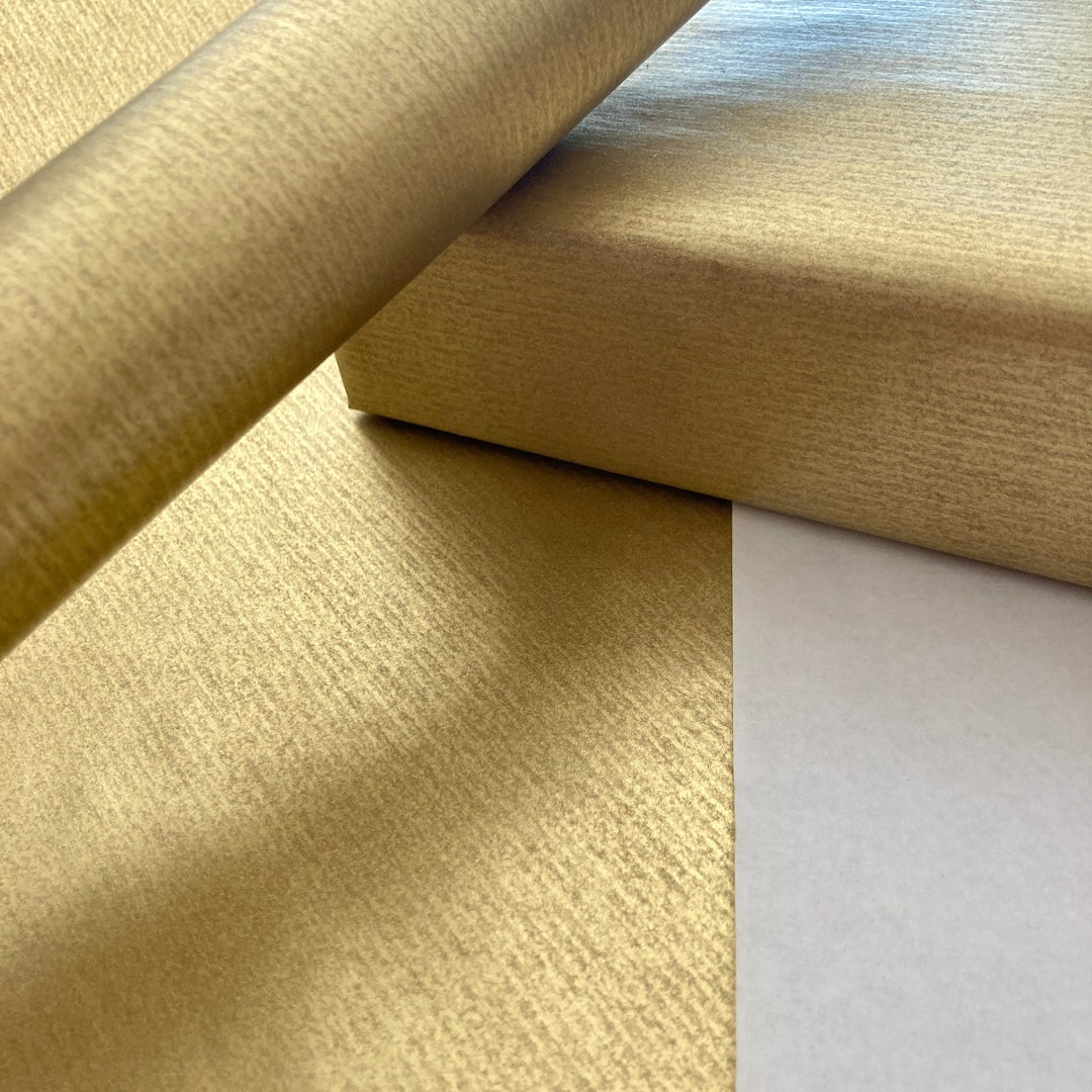 Gold Wrapping Paper, Gift Wrap, Eco Friendly, 100% Recyclable, Luxury ...