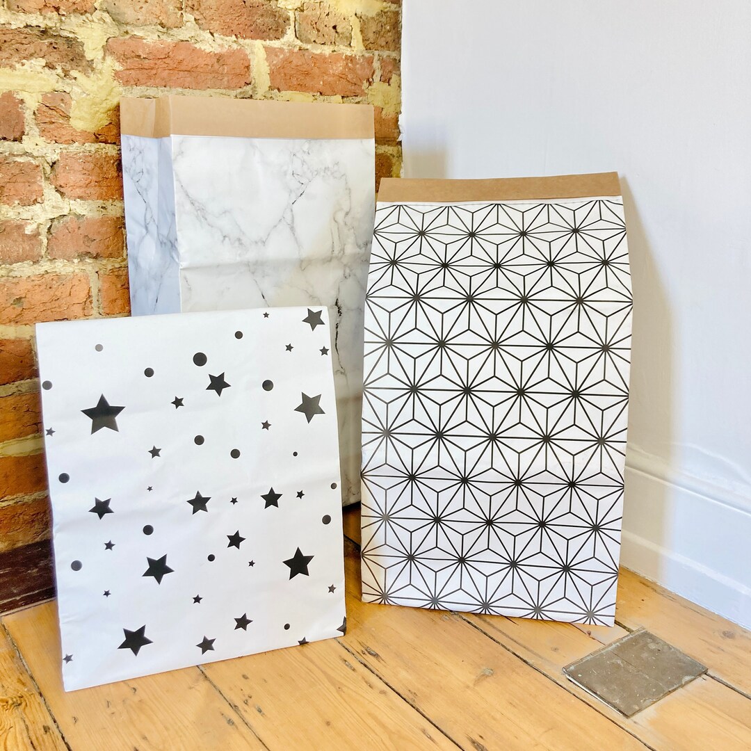 3 Large Eco Friendly Storage Sacks Storage Solution, Christmas Stocking ...