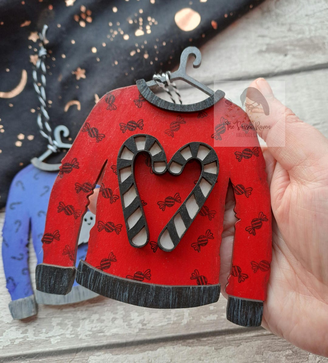 Gothmas Creepmas Jumper Christmas Tree Decoration - Etsy