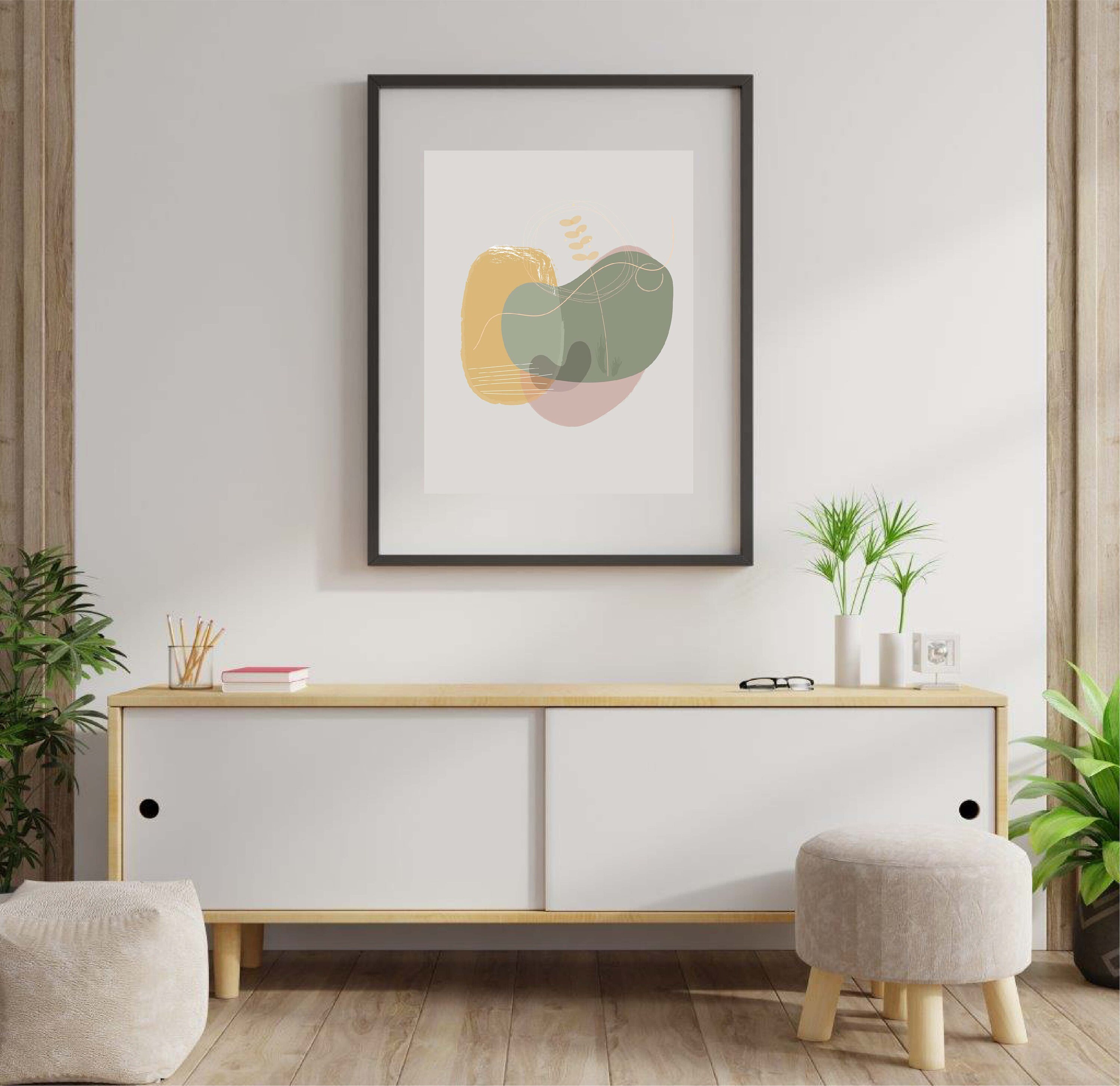 Shoreline Abstract Art Print | Scandinavian Art | Minimalist Wall ...