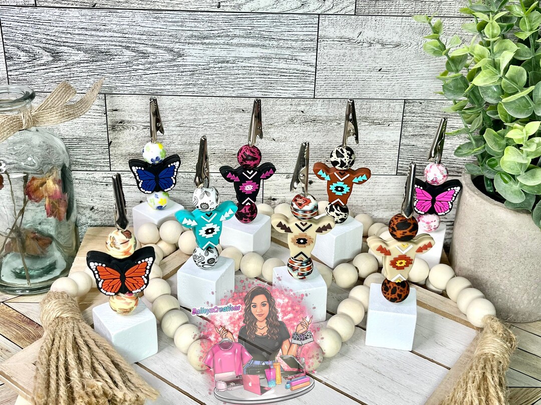 Photo Clip, Custom Beaded Photo Clip, Picture Desk Clip, Cute Photo ...