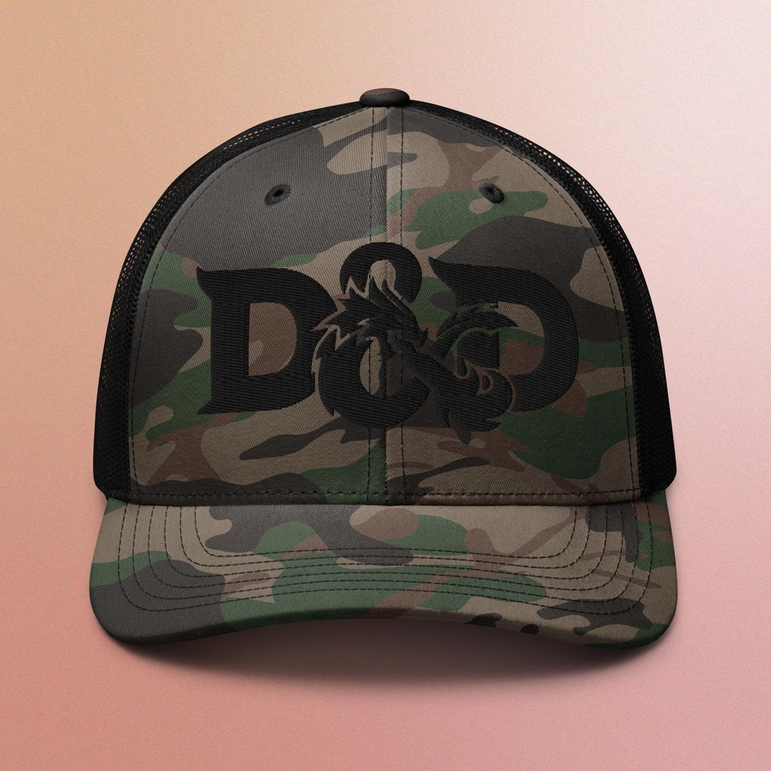 Dnd Camouflage Trucker Hat - Etsy