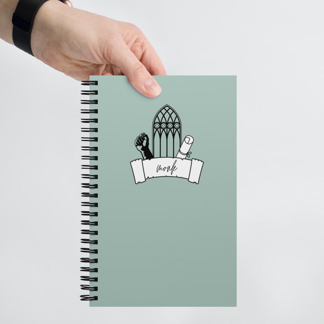 Dnd Monk Class Spiral Notebook - Etsy