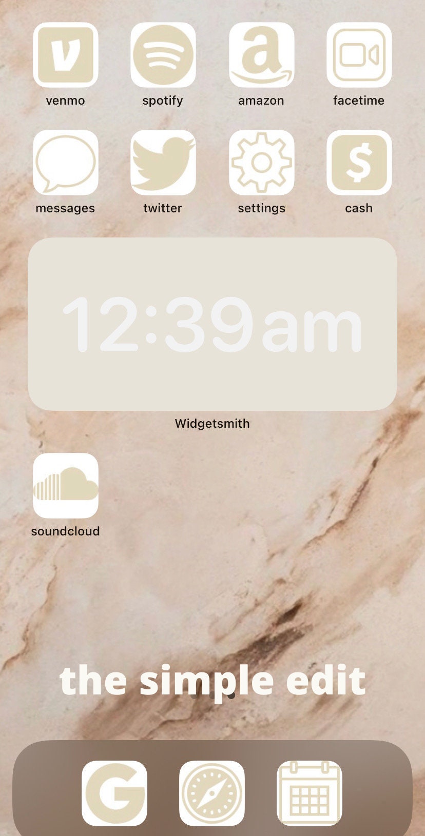 95 Beige iPhone Ios 14 App Icons / Covers - 95 BEIGE Social Media Set ...