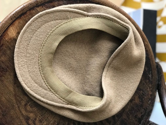 Camel Coloured Woollen Flat Cap - Gem