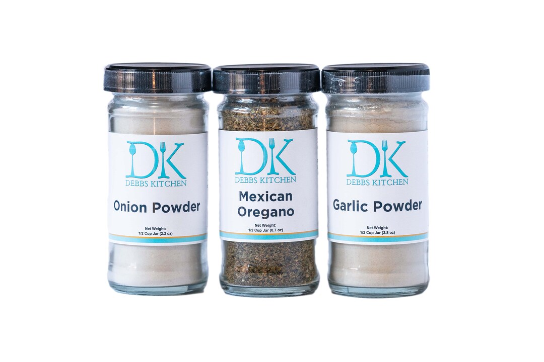 Onion Mexican & Garlic Powder Spice Set - Etsy