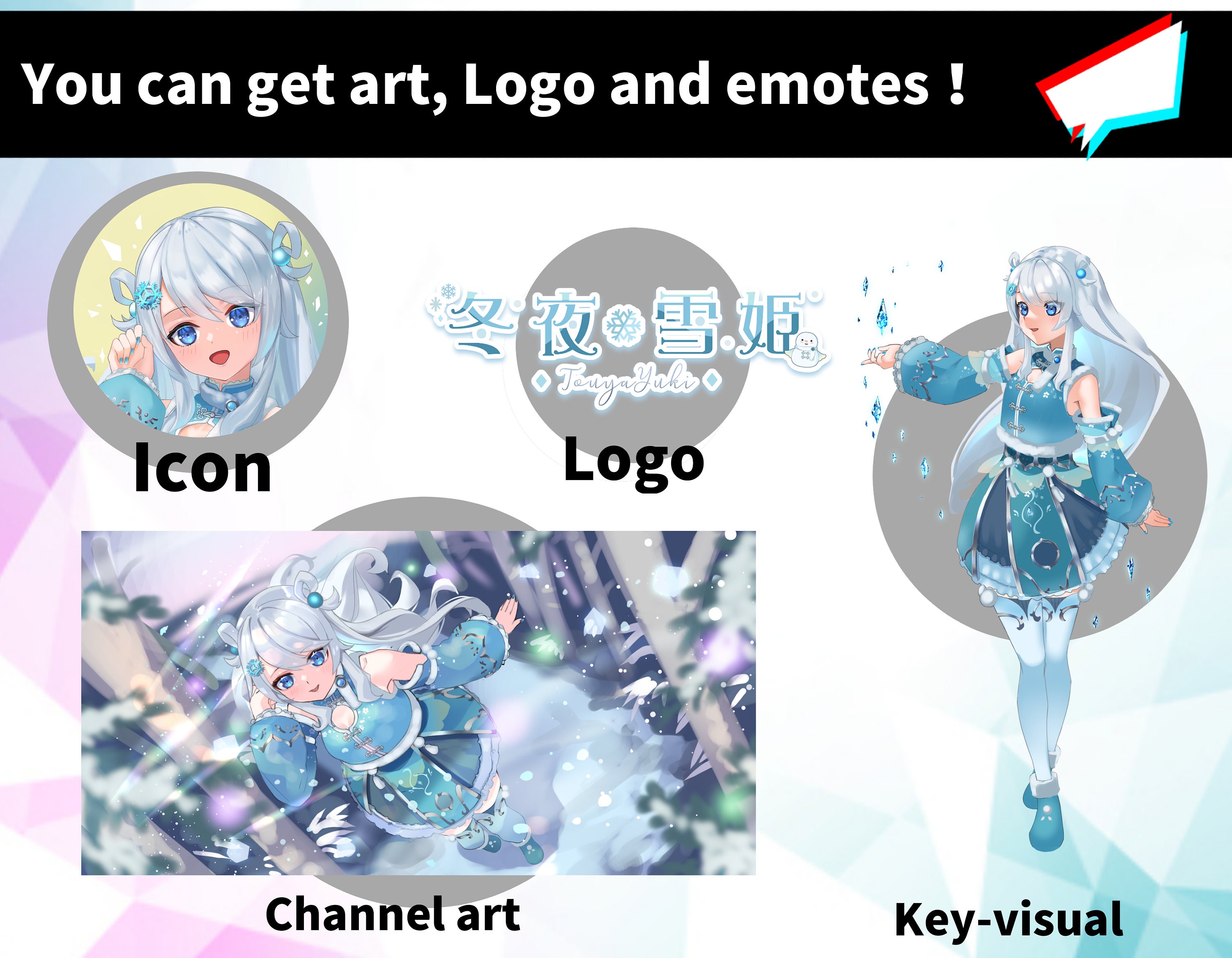 Custom 2D Vtuber Model rig, Psd, Pro Artist tofuvii , Anime Style, Oc ...