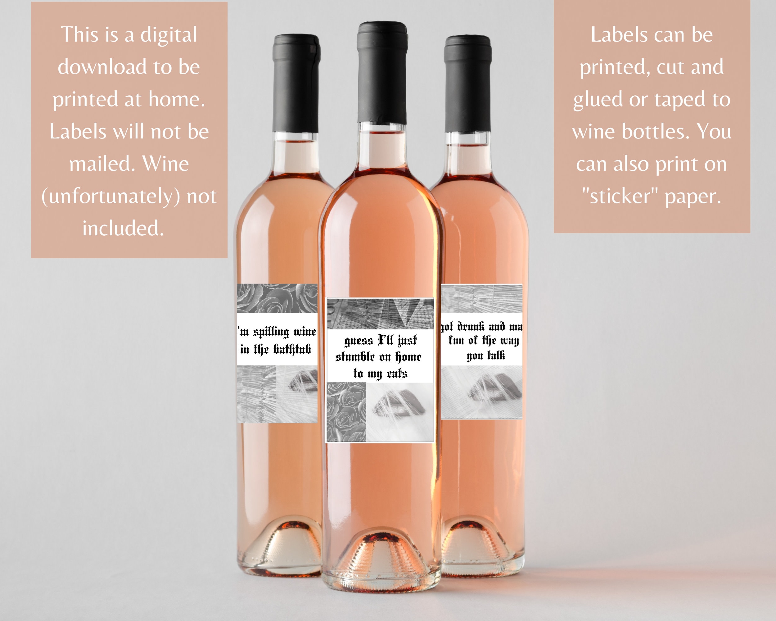 Taylor Swift Reputation Wine Label Printable - Etsy UK