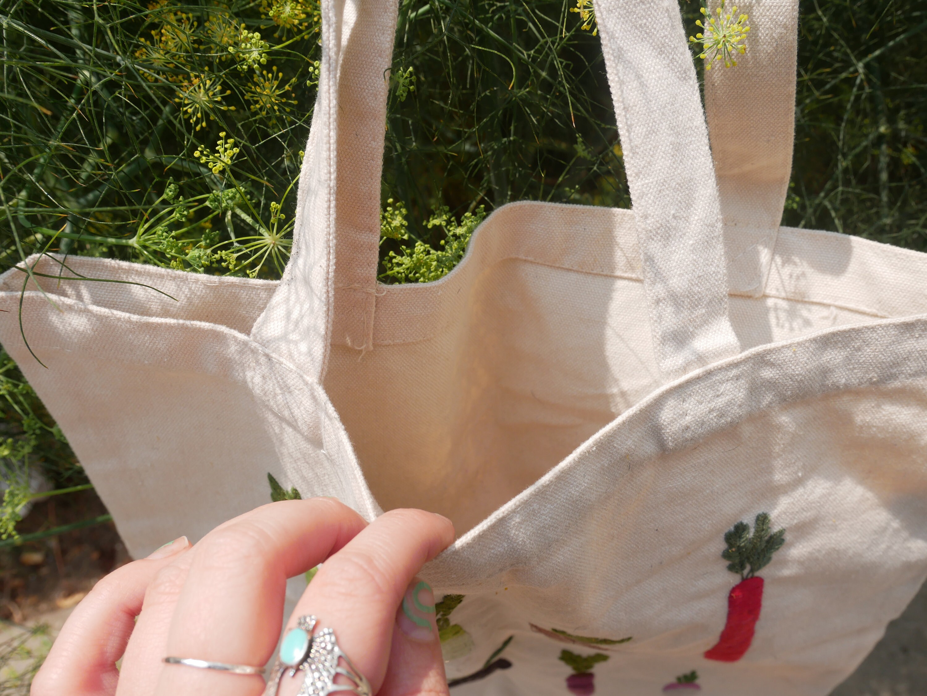 Farmers Market Radish Tote - Etsy