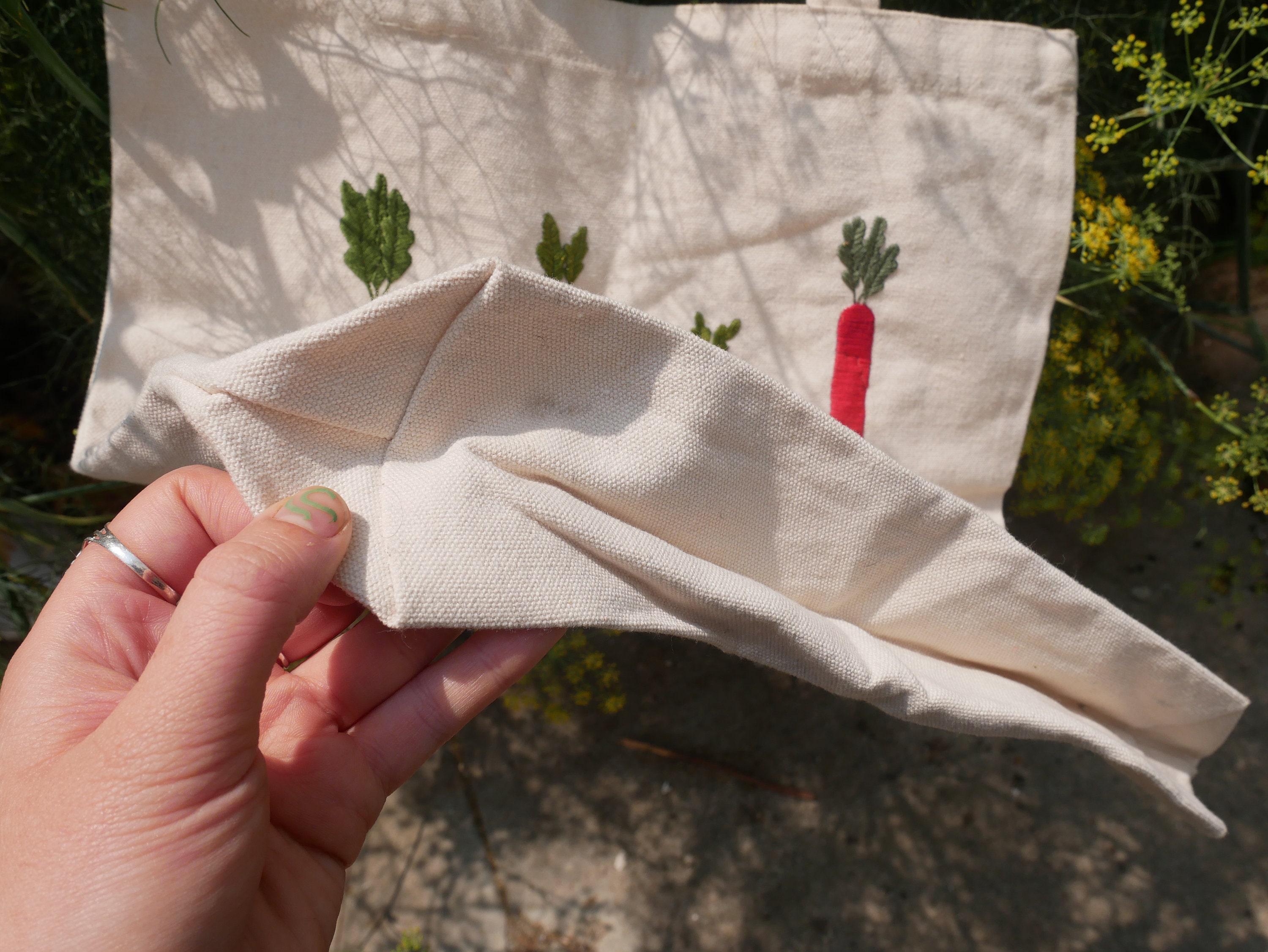 Farmers Market Radish Tote - Etsy