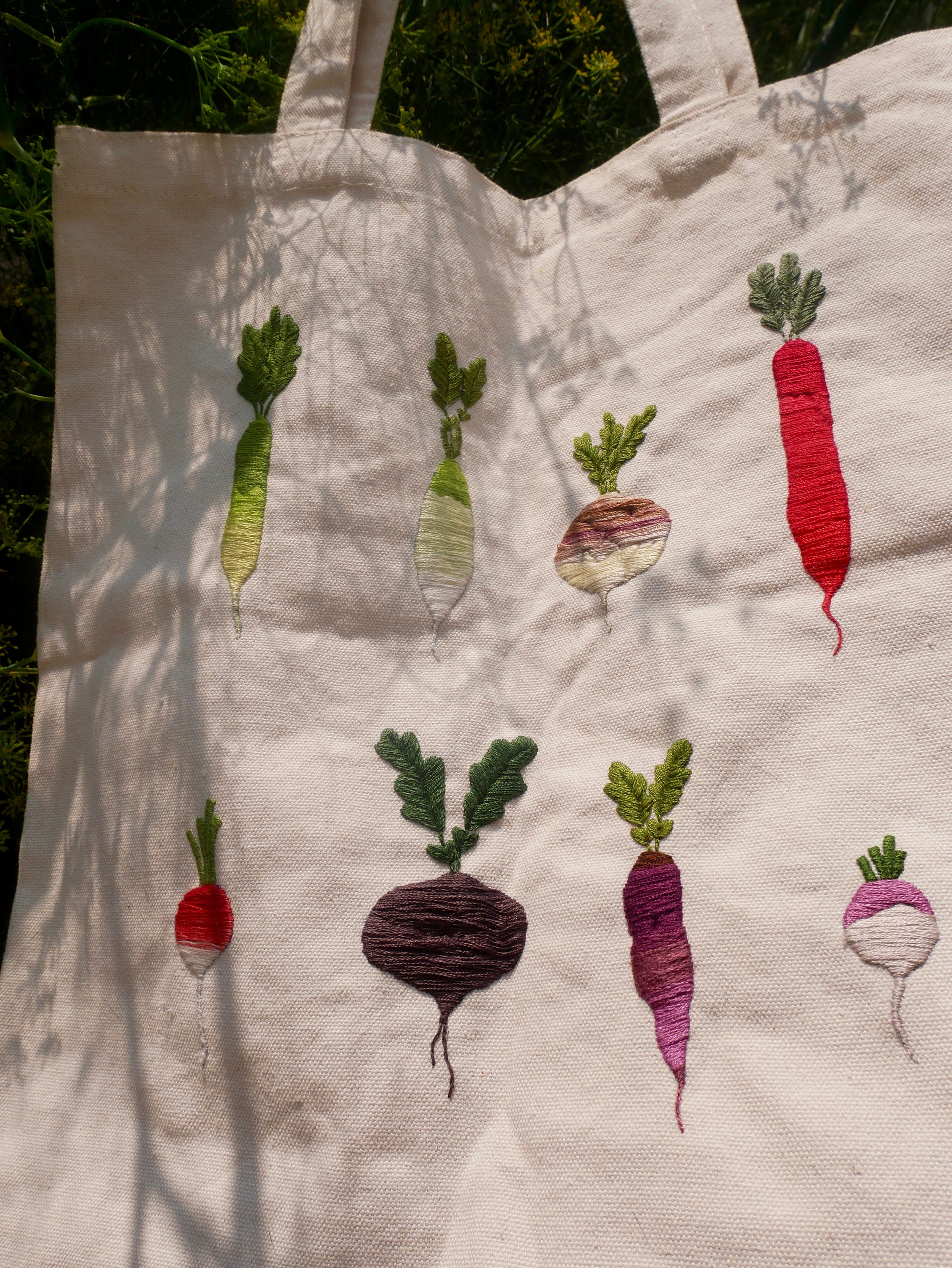 Farmers Market Radish Tote - Etsy