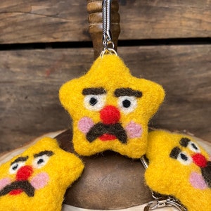 Uncle Gordon Needle Felted Keychain Plushie - Etsy
