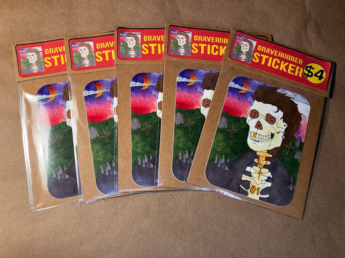 Grave Robber Sticker - Etsy