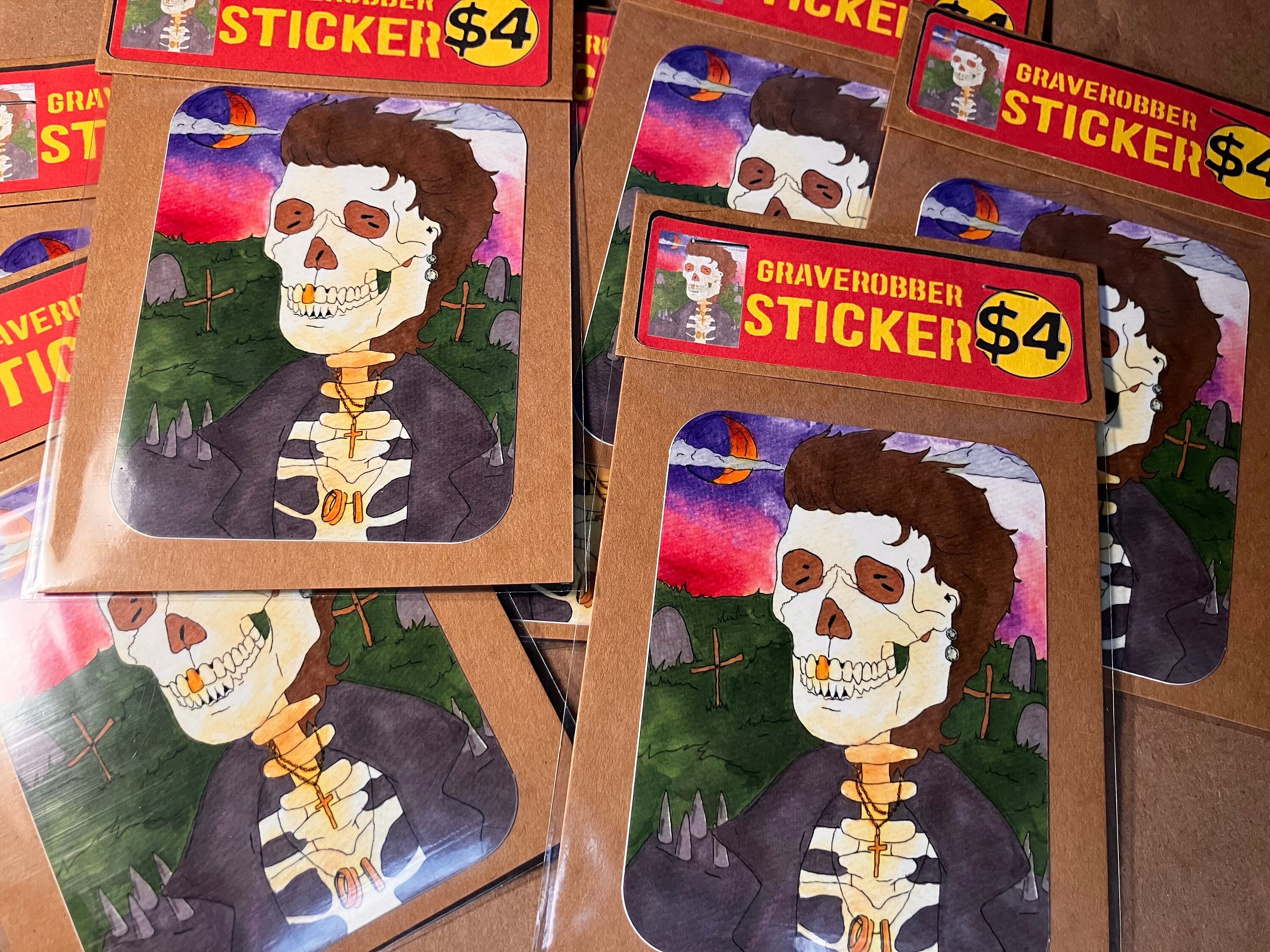 Grave Robber Sticker - Etsy