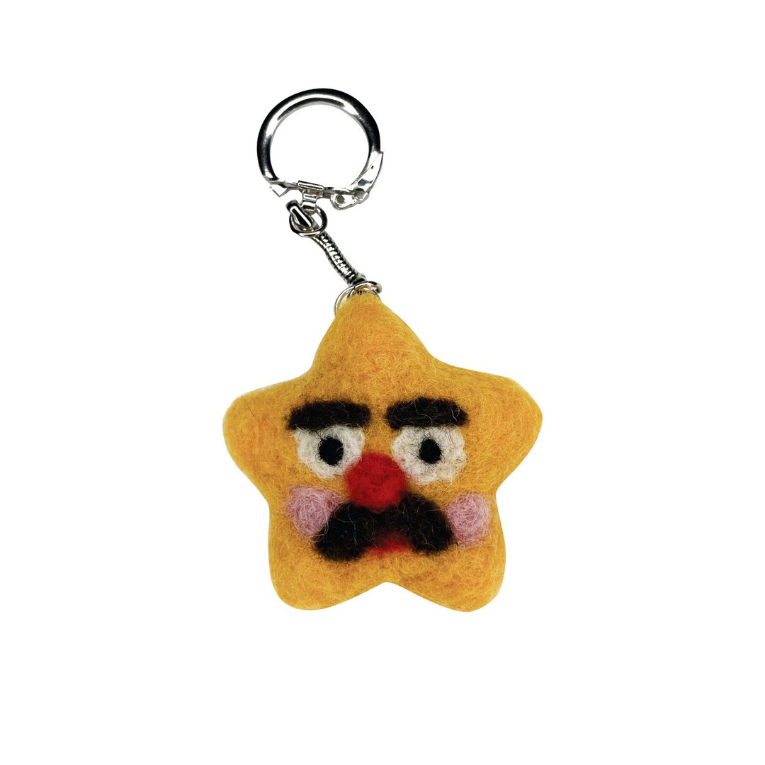 Uncle Gordon Needle Felted Keychain Plushie - Etsy