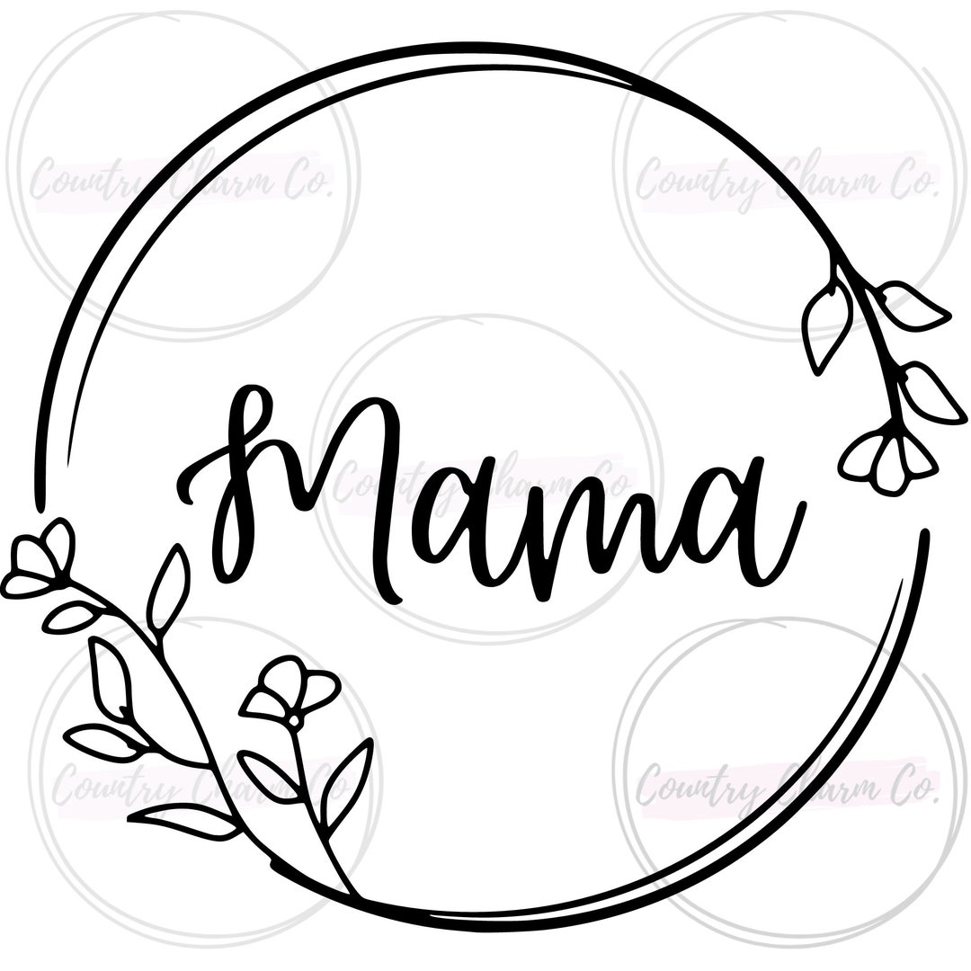 Mama SVG Digital Download - Etsy
