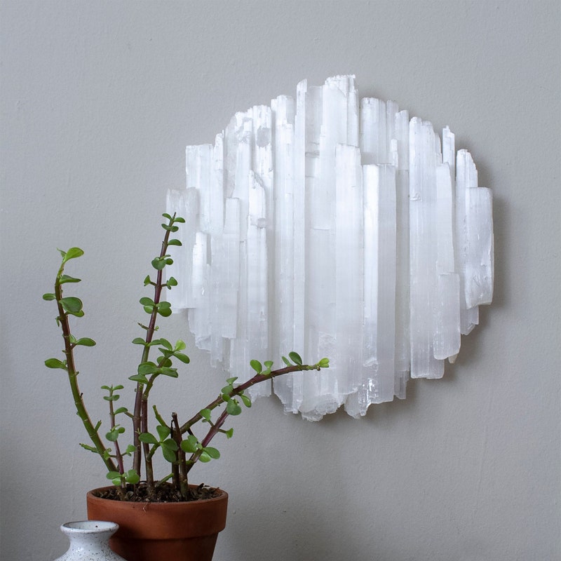 Selenite Wall Hanging - Etsy