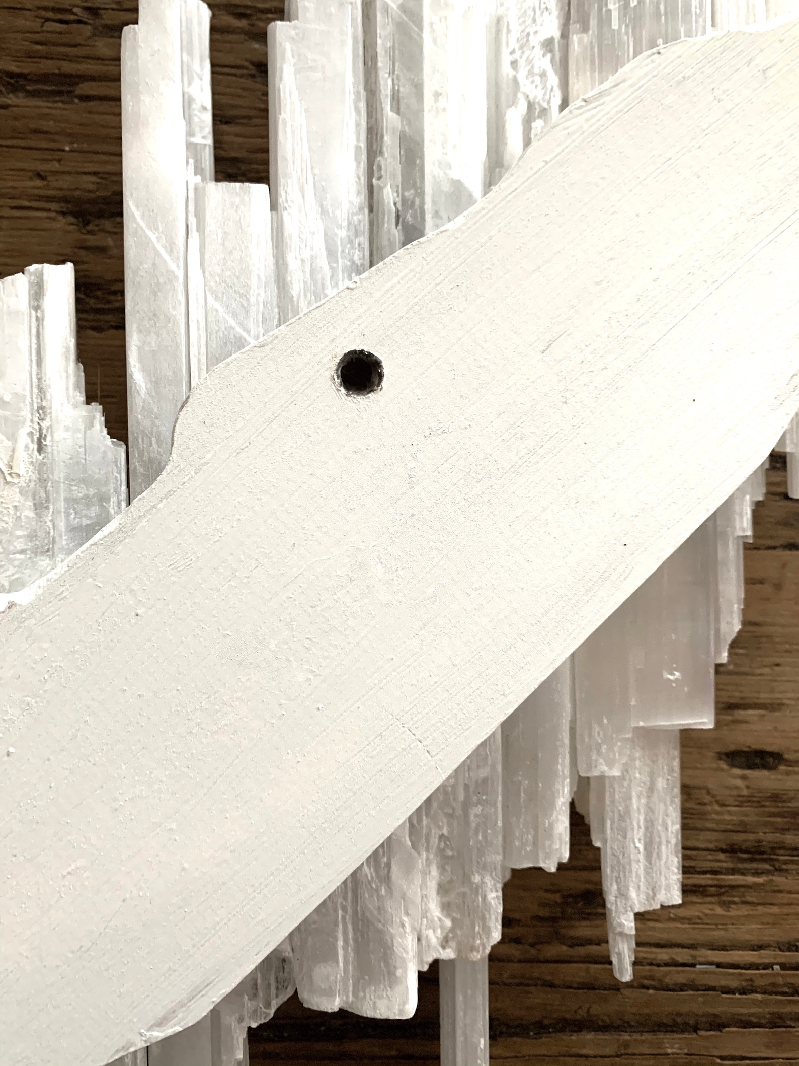 Selenite Wall Hanging organic Shape. Each Shape is Similar - Etsy