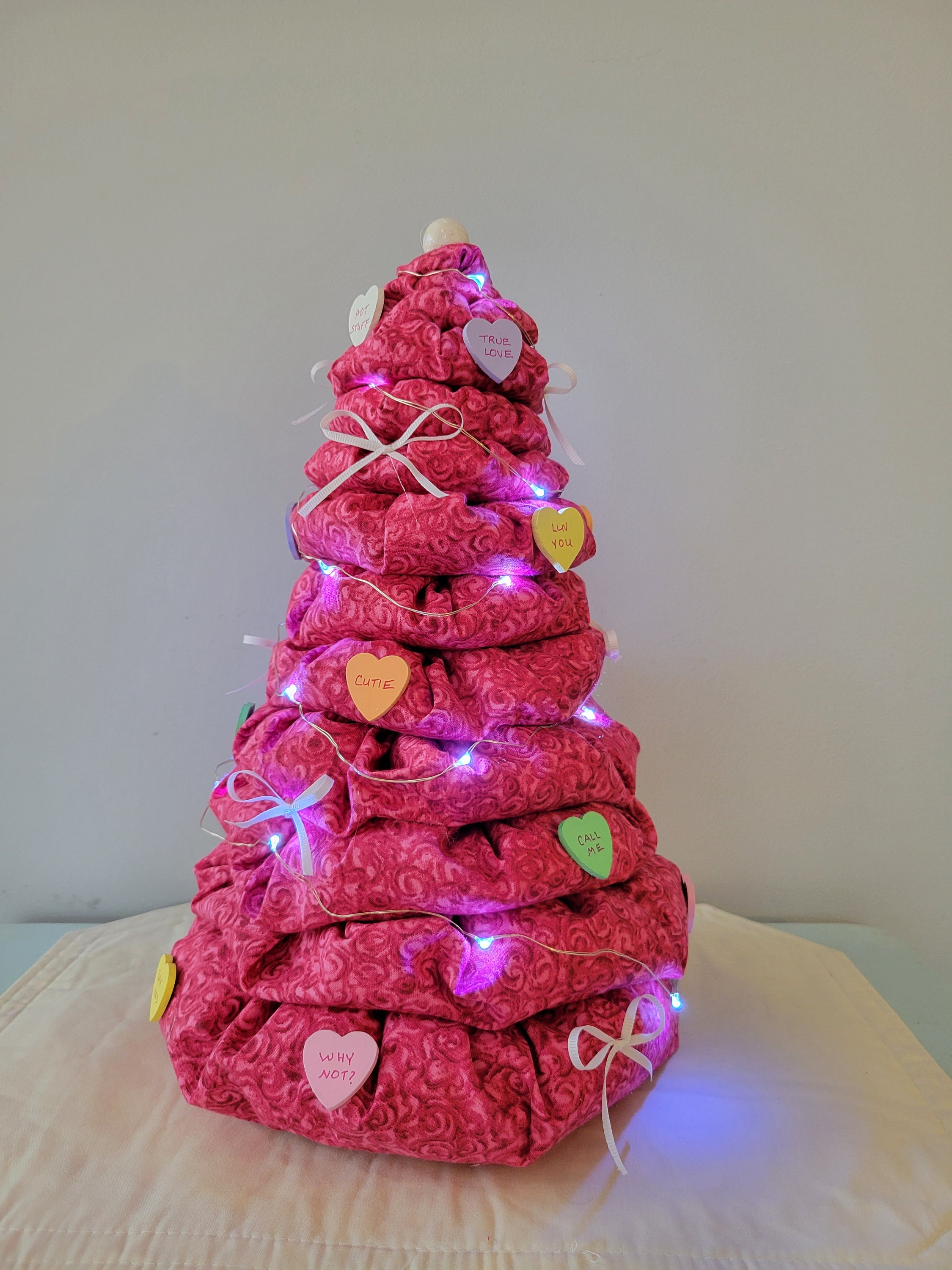 Lighted Personalized Valentine Tree Valentine Love Tree - Etsy
