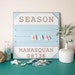 Beach Badge Collection Display With Custom Town, Beach Badge Holder, NJ ...