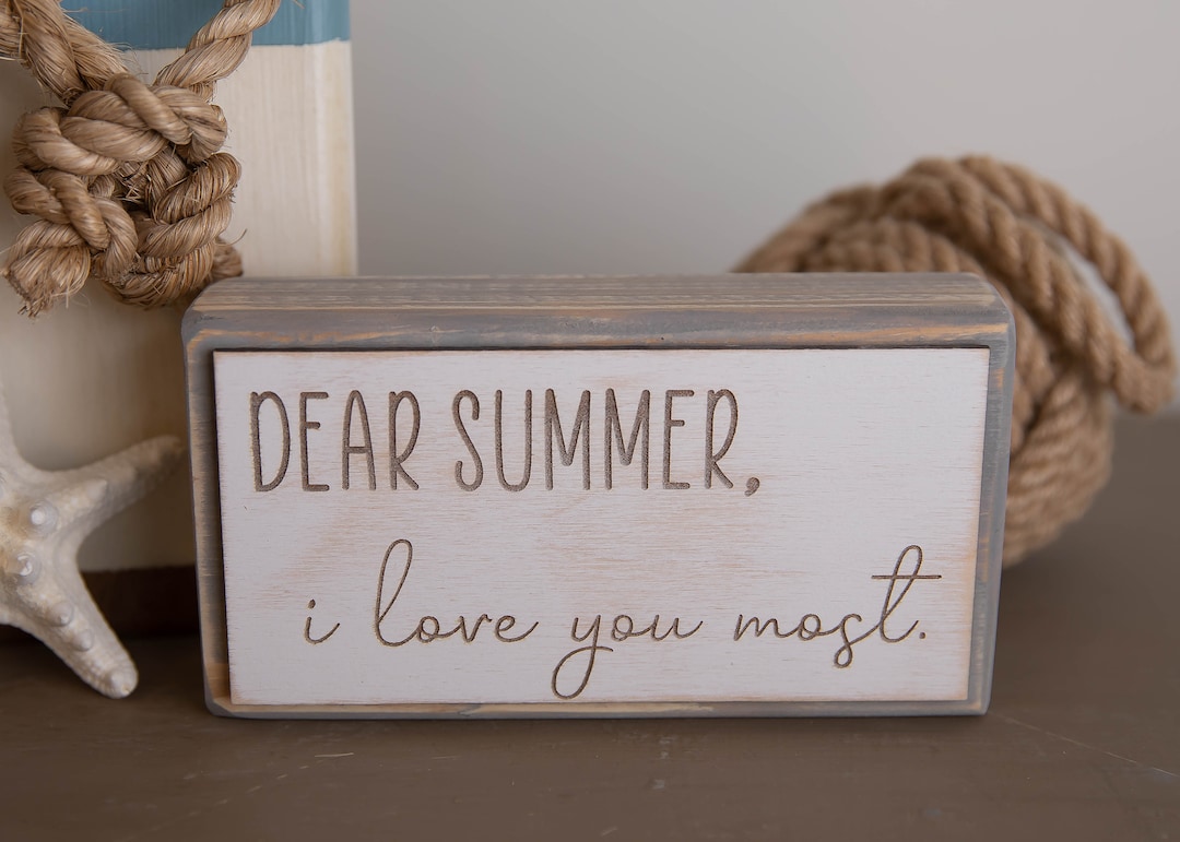 Custom Beach Saying Wood Sign, Coastal Farmhouse Decor - Etsy