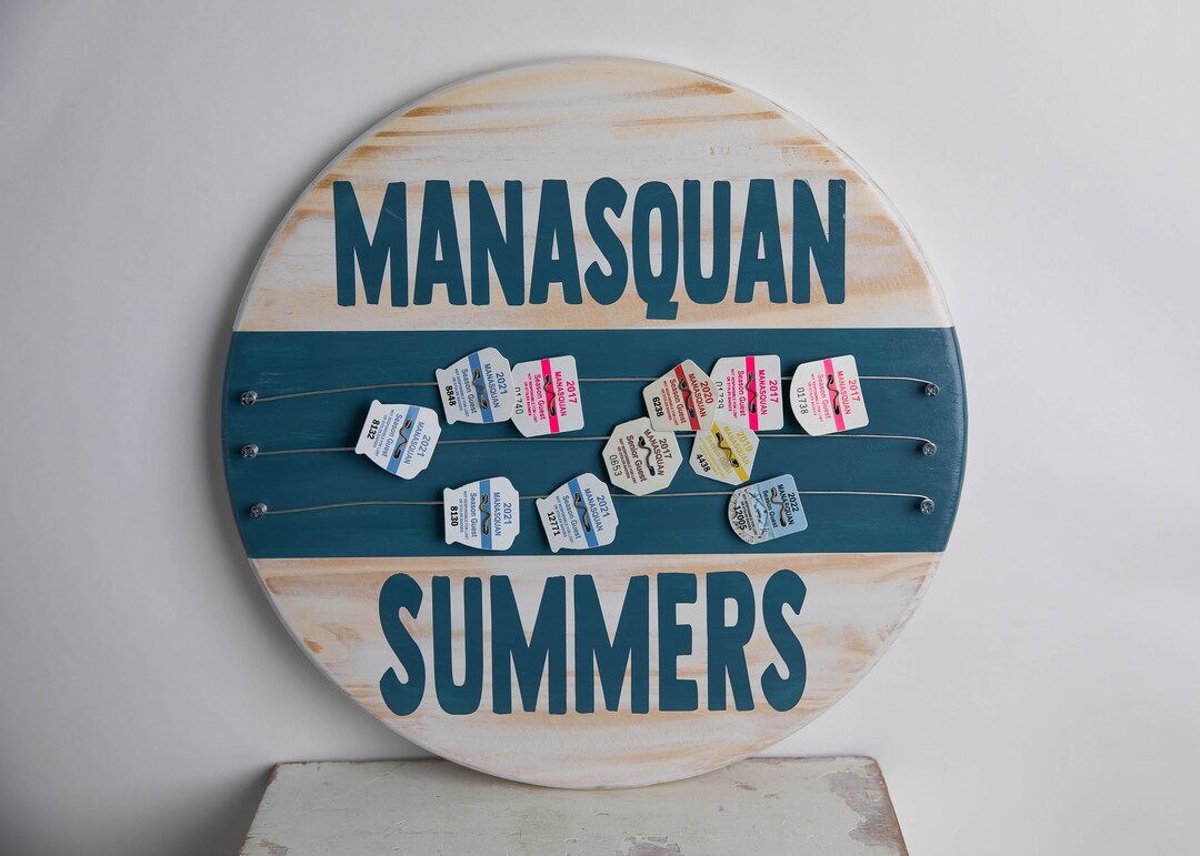 Beach Badge, Beach Badge Display, Beach Badge Holder, Beach Tag, NJ ...