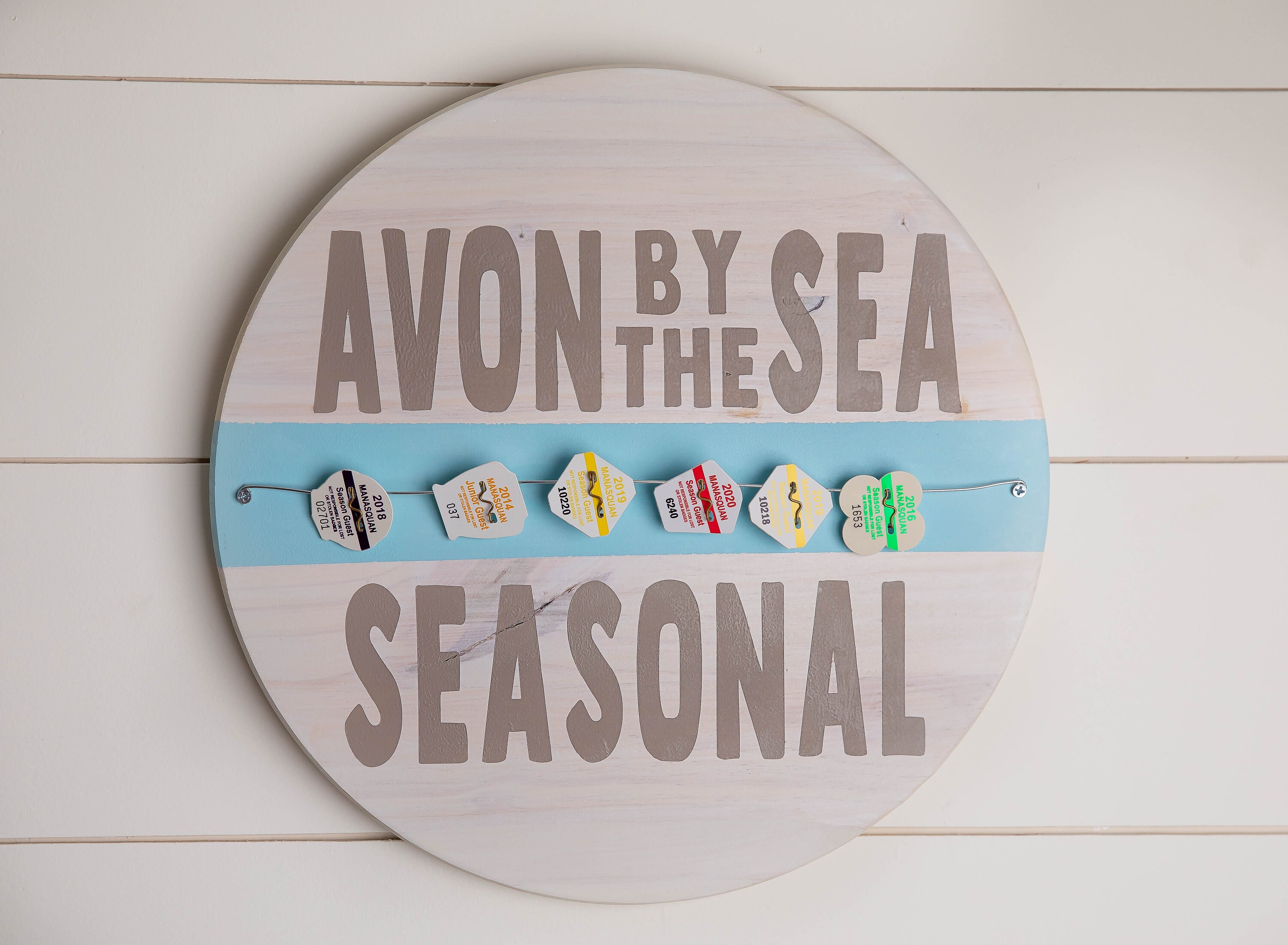 Beach Badge Beach Badge Display Beach Badge Holder Beach | Etsy