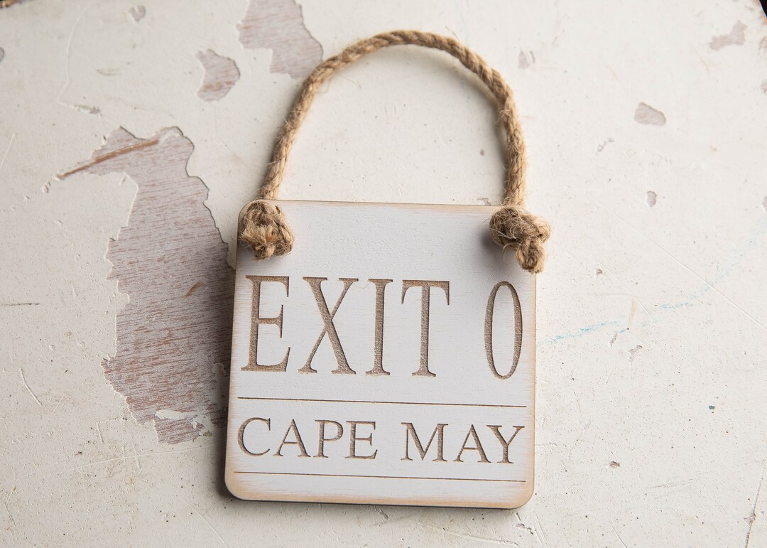 Exit 0 - CAPE MAY, What Exit Sign, New Jersey, Jersey Shore, New Jersey ...