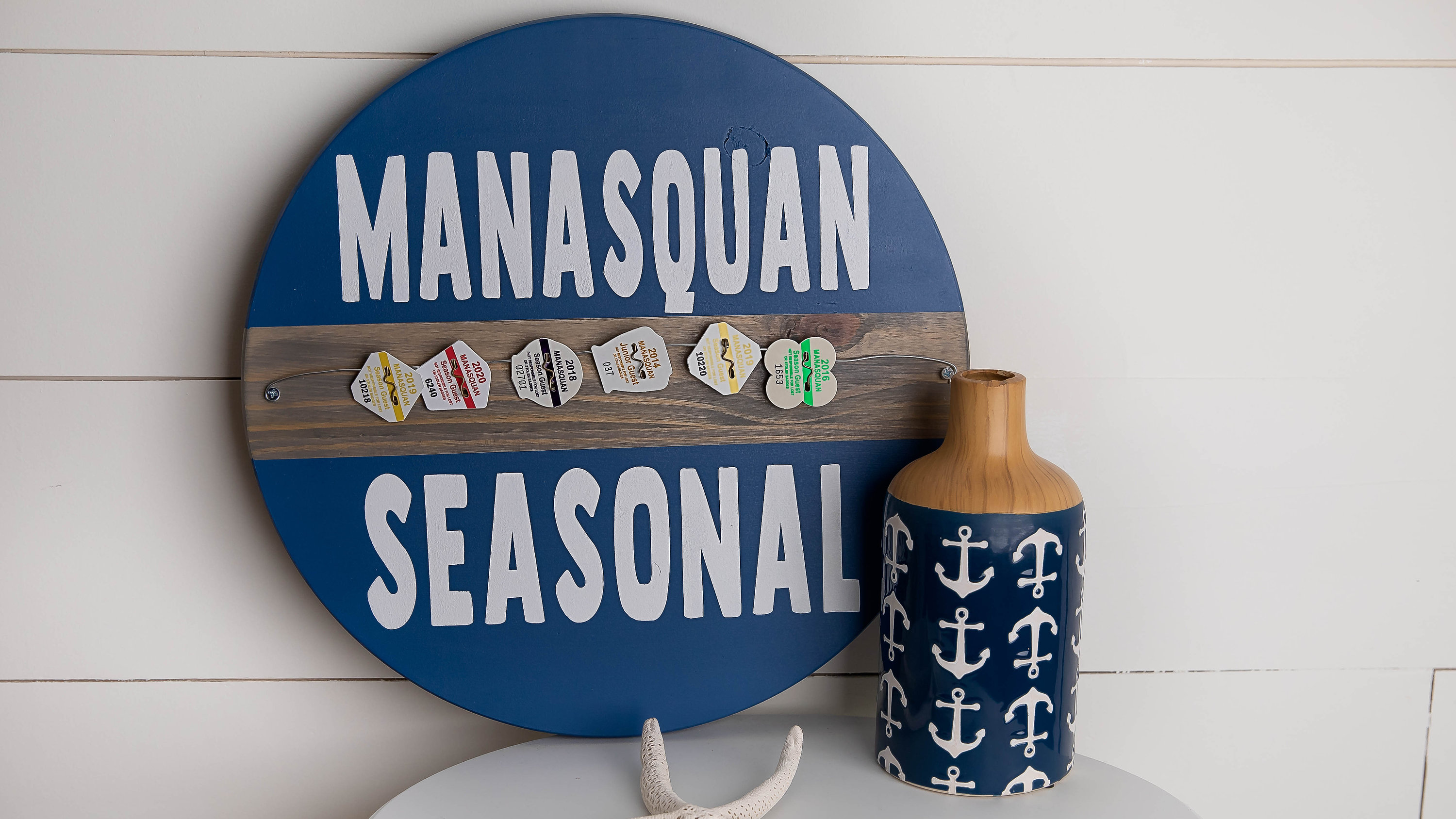 Beach Badge Beach Badge Display Beach Badge Holder Beach | Etsy