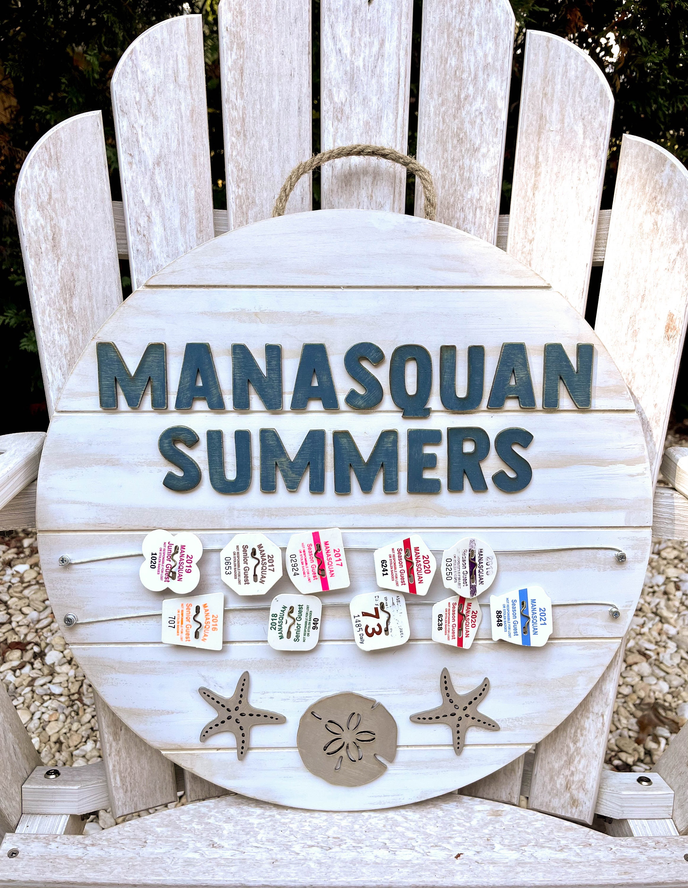 Shiplap Sign Beach Badge Beach Badge Display Beach Badge - Etsy