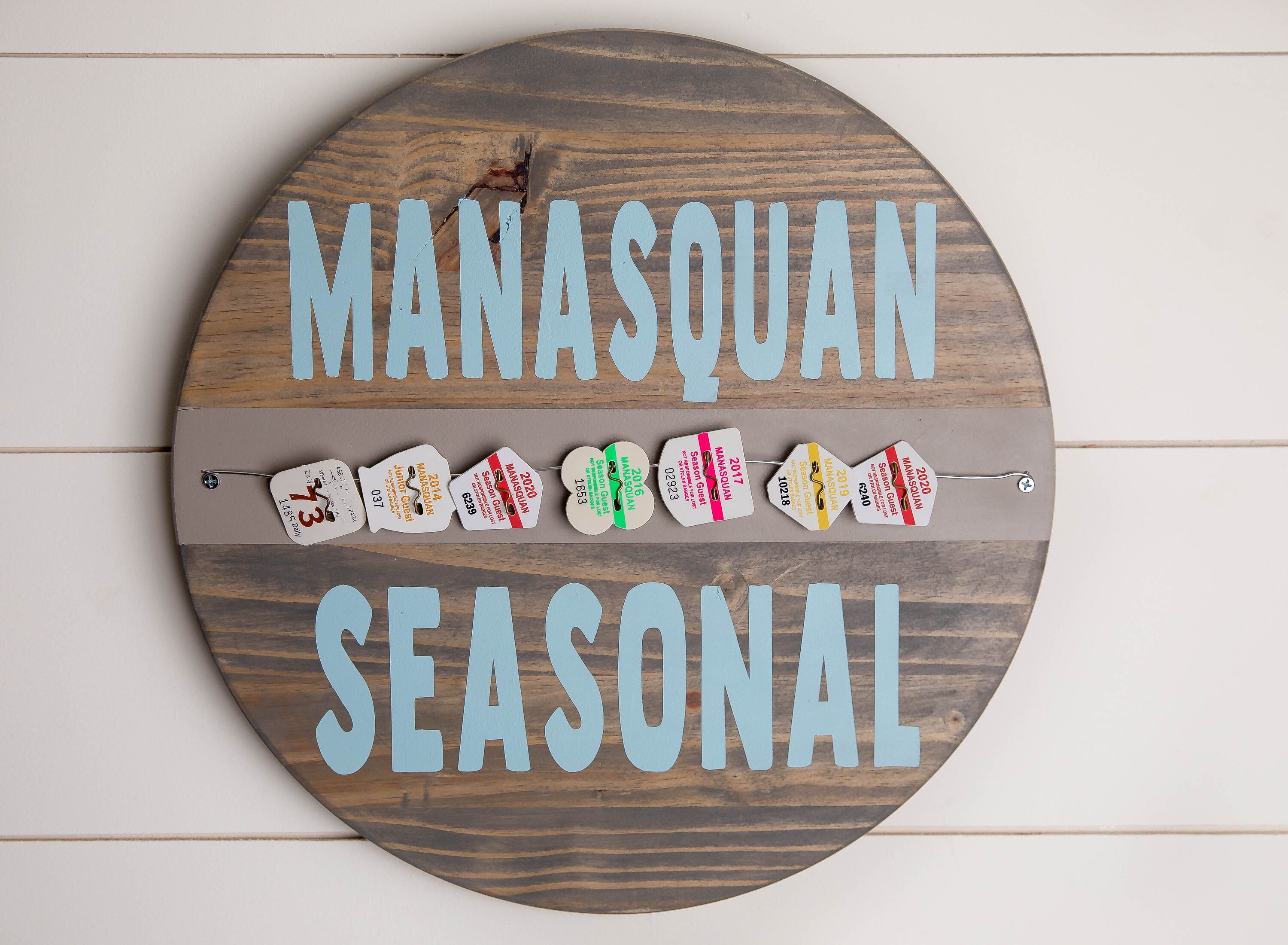 Beach Badge Beach Badge Display Beach Badge Holder Beach | Etsy