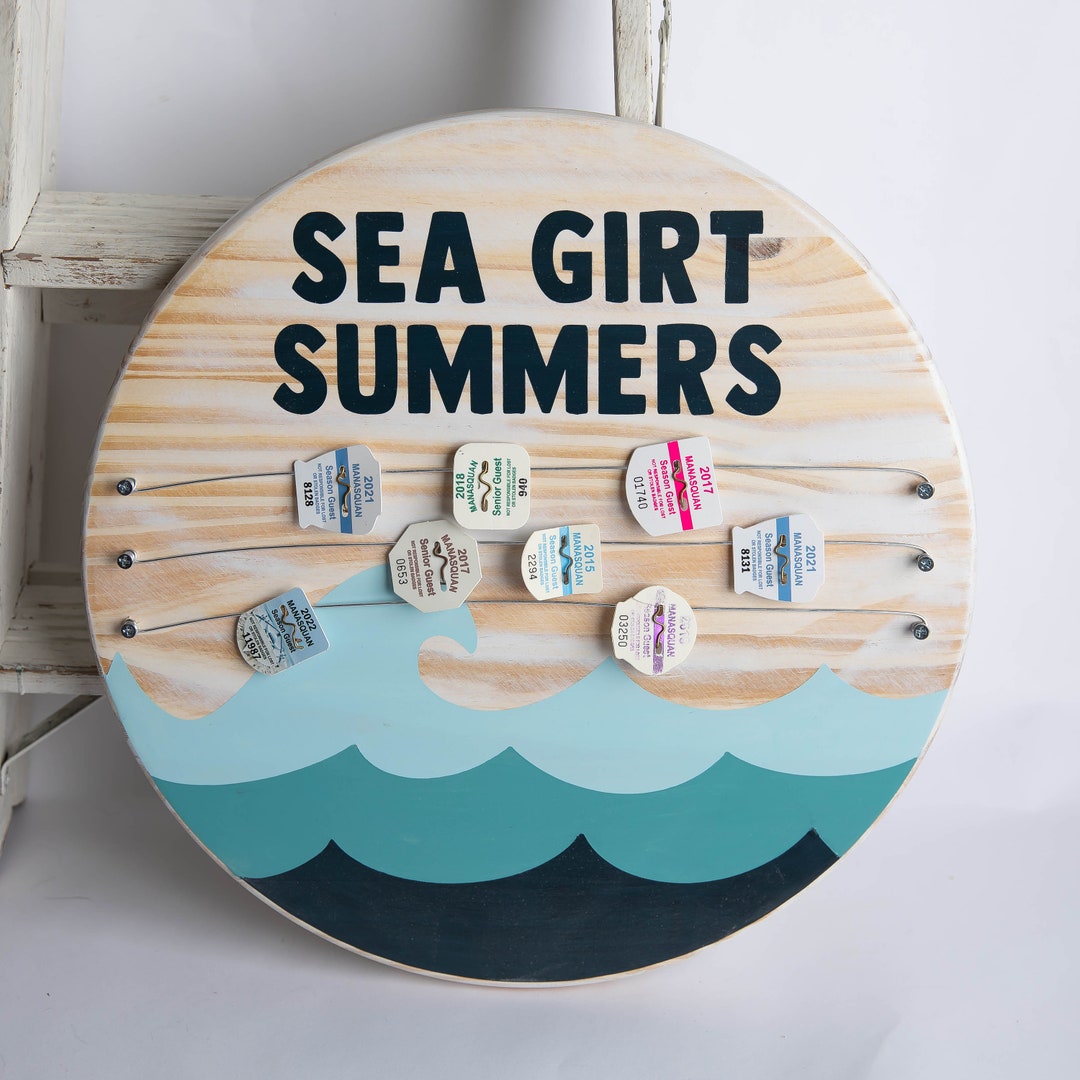 New Jersey Beach Badge Holder, Seasonal Beach Badge, Beach Badge ...