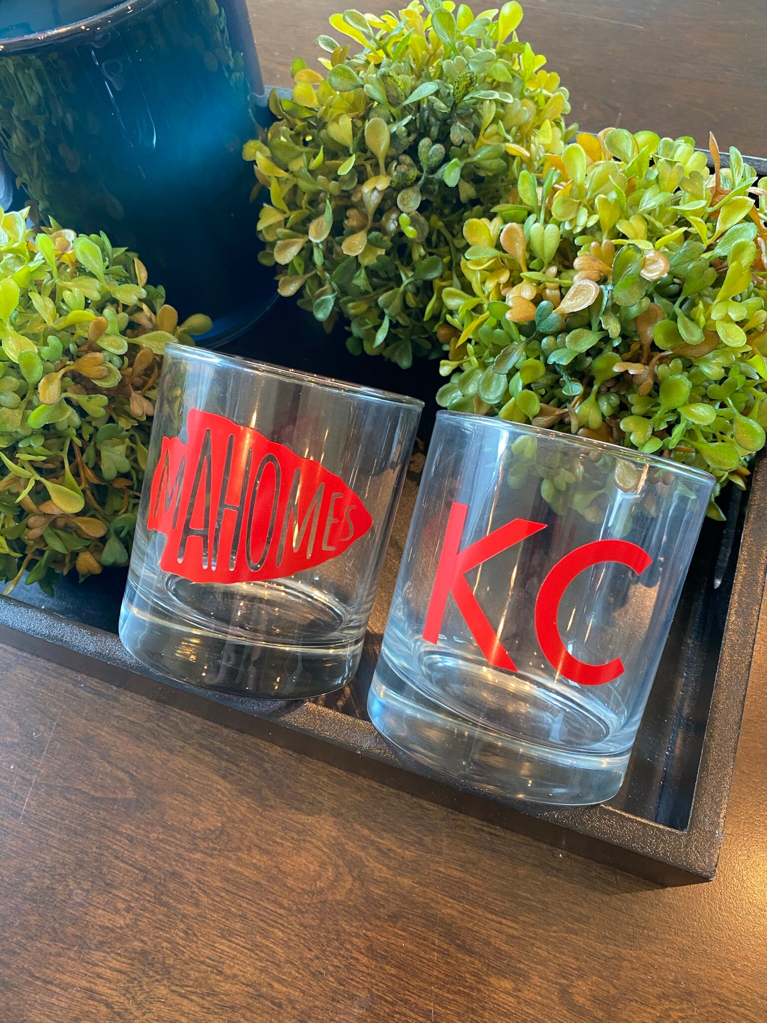 Kansas City Mahomes Rocks Glass Father's Day Gift - Etsy