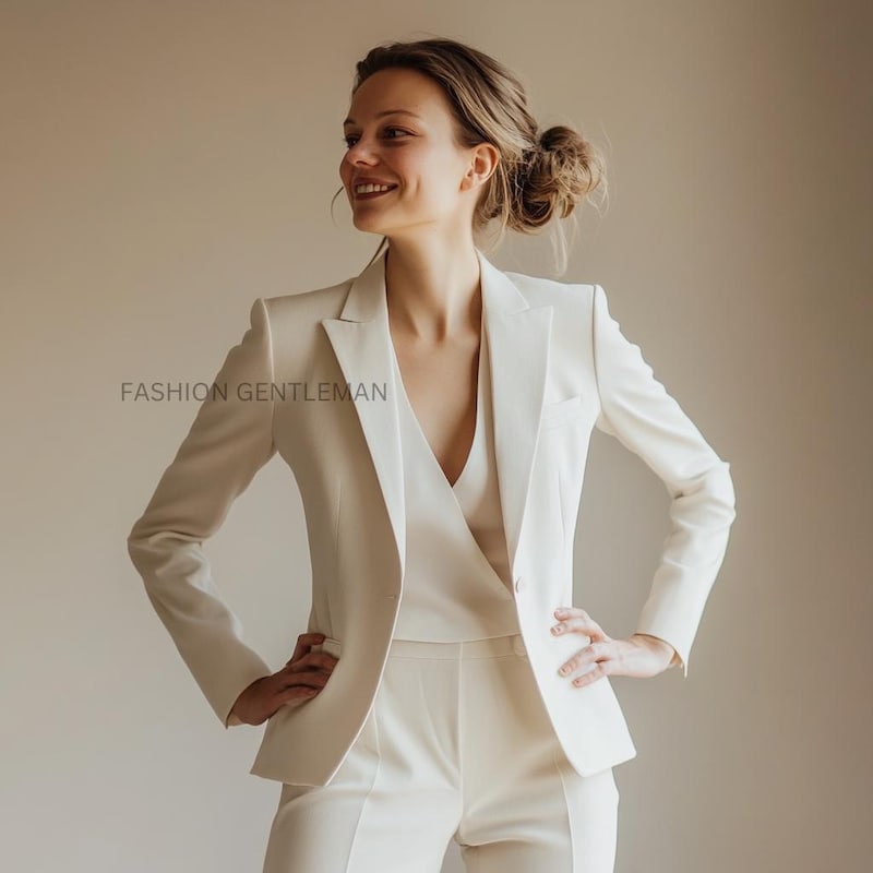 White Suit Women - Etsy
