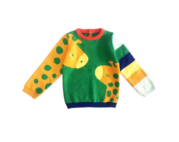 Colorful Animated Girl Sweater | Etsy