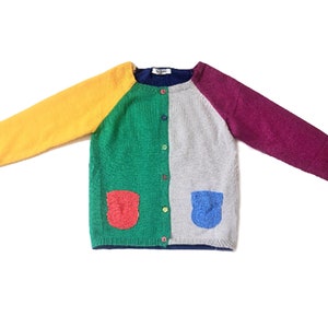 Colorblock Kids Sweater - Etsy