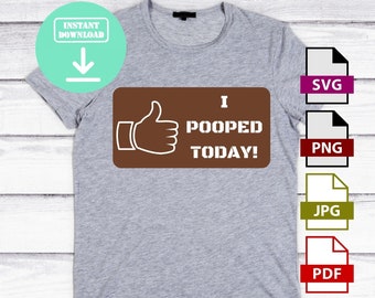 I Pooped Sticker - Etsy