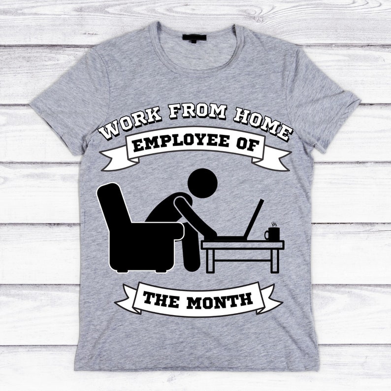Work From Home Employee of the Month - SVG PNG Cut File / Sublimation ...