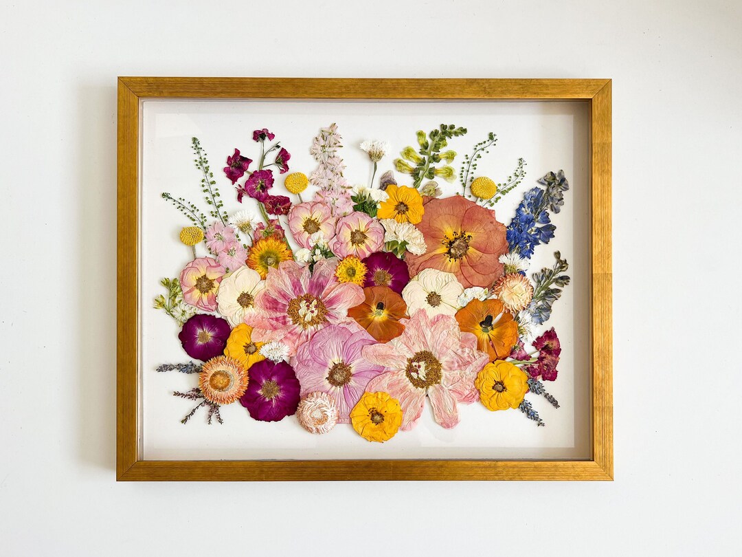 Pressed Flowers Bouquet Preservation Flower Preservation Wedding ...